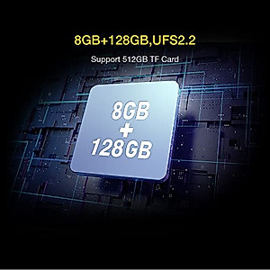 AGM Glory SE Rugged Smartphone Unlocked, Rugged Phone, Snapdragon 480 5G Rugged Smartphone, Rugged Cell Phone 6.53" FHD+, Loud Speaker 6200mAh Battery IP68/IP69K, 8G+128G Dual-LED Torch/NFC/GPS/Black