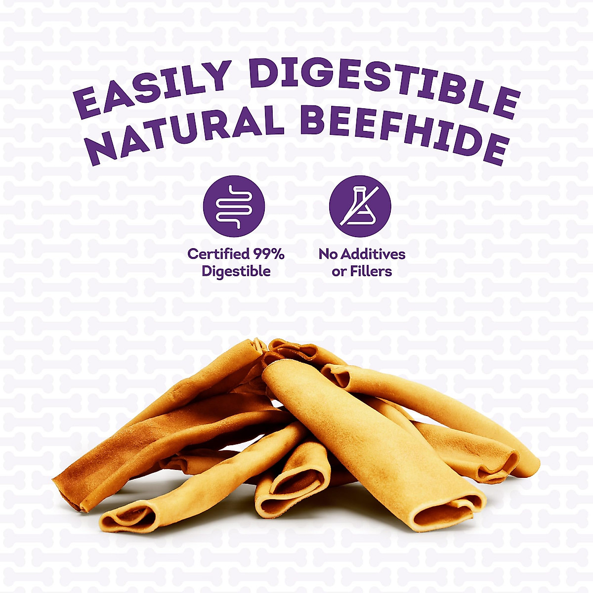 Treatly USA Collagen Wraps 6-7x1.5 Dog Chew Treats - Chicken Marinade Flavor, 12 Count/1 Pack