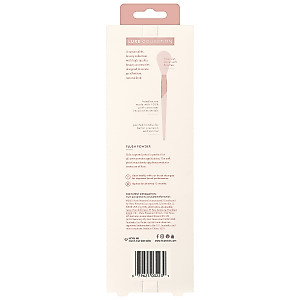 EcoTools Luxe Plush Powder Makeup Brush for Blush & Bronzer, Works Best With Powder Makeup, Luxurious and Glamorous, Eco-Friendly Premium Makeup Brush, Synthetic Bristles, Pink, 1 Count