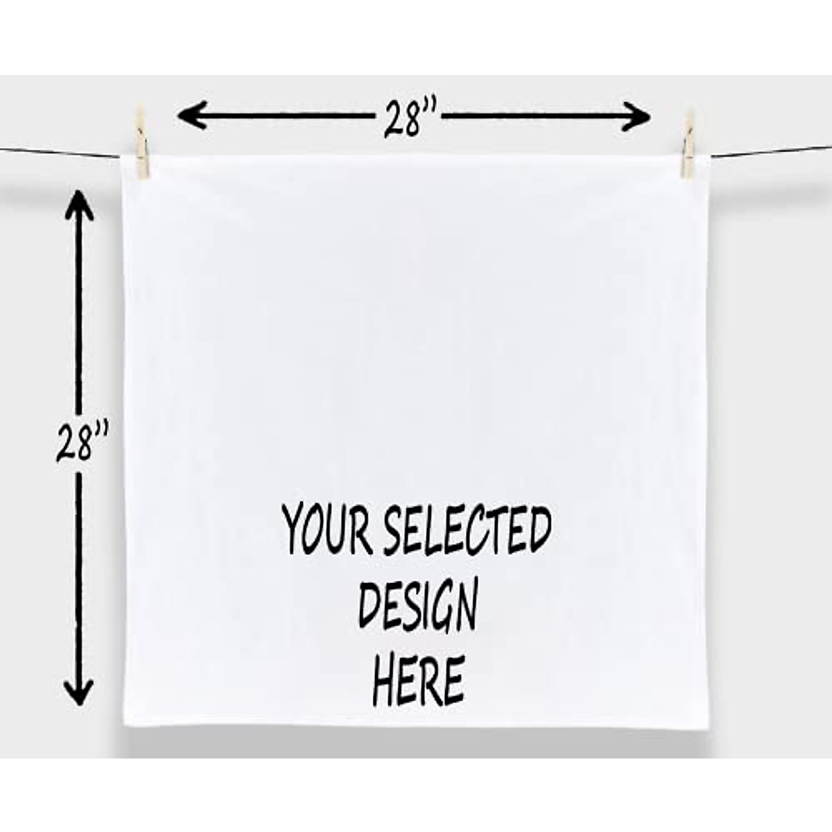 Handmade Funny Kitchen Towel - Would Poop Here Again - 100% Cotton Funny Hand Towel for Bathroom - 28x28 Inch Perfect for Housewarming-Christmas-Mothers’ Day-Birthday Gift