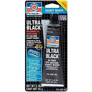 ULTRA BLACK Gasket Maker, 3.35 oz. tube carded, CASE OF 12 (82180-C)