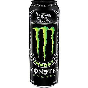 Monster Energy Energy Drink Import, 18.6 Ounce (Pack of 12)