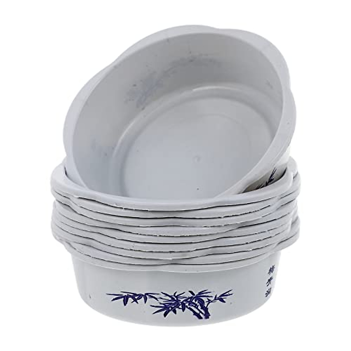 Happyyami Flower Vases Decorative 30pcs Basin with Bowl Hydroponic Seeding Non- Water Potted Caliber Bonsai and Garden Plants Flowerpots Pots Office Use Flowers Indoor Plastic Outdoor Lily Orchid Pot