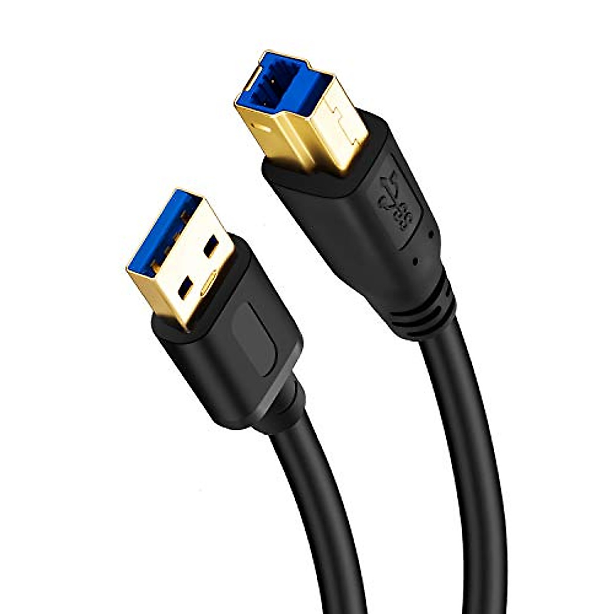 Jelly Tang USB 3.0 Cable A Male to B Male 3Ft,Superspeed USB 3.0 A-B/A Male to B Male Cable - for Scanner, Printers, Desktop External Hard Drivers and More(3Ft/1M)