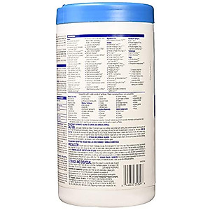 Clorox Healthcare Bleach Germicidal Wipes, 6 3/4 x 9, Unscented, 70/Canister