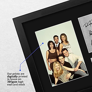 HWC Trading Friends Gifts USL Framed Printed Signed Autograph Picture for TV Show Fans - US Letter Size