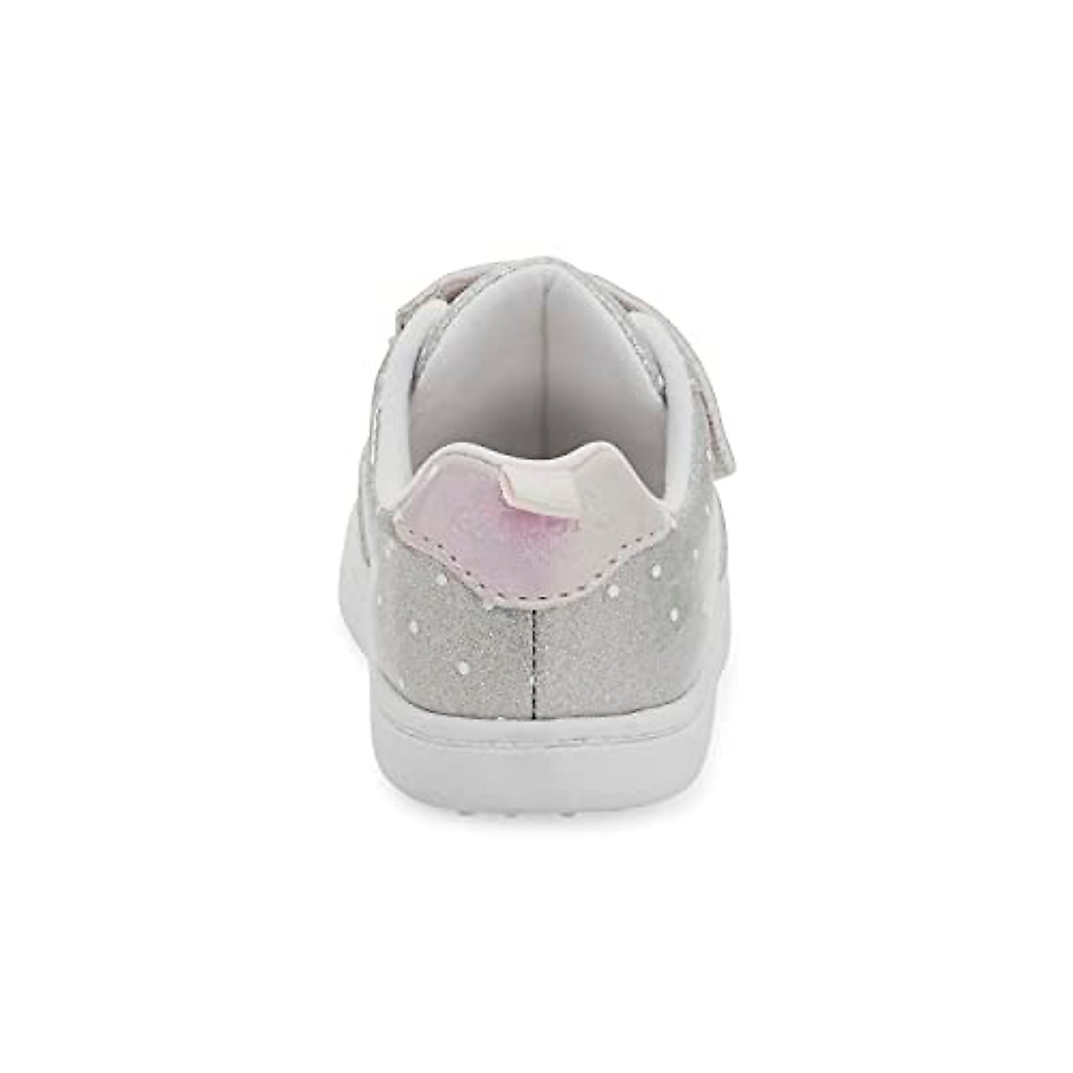 Carter's Every Step Baby Girls Neo2 First Walker Shoe, Silver, 2 Infant