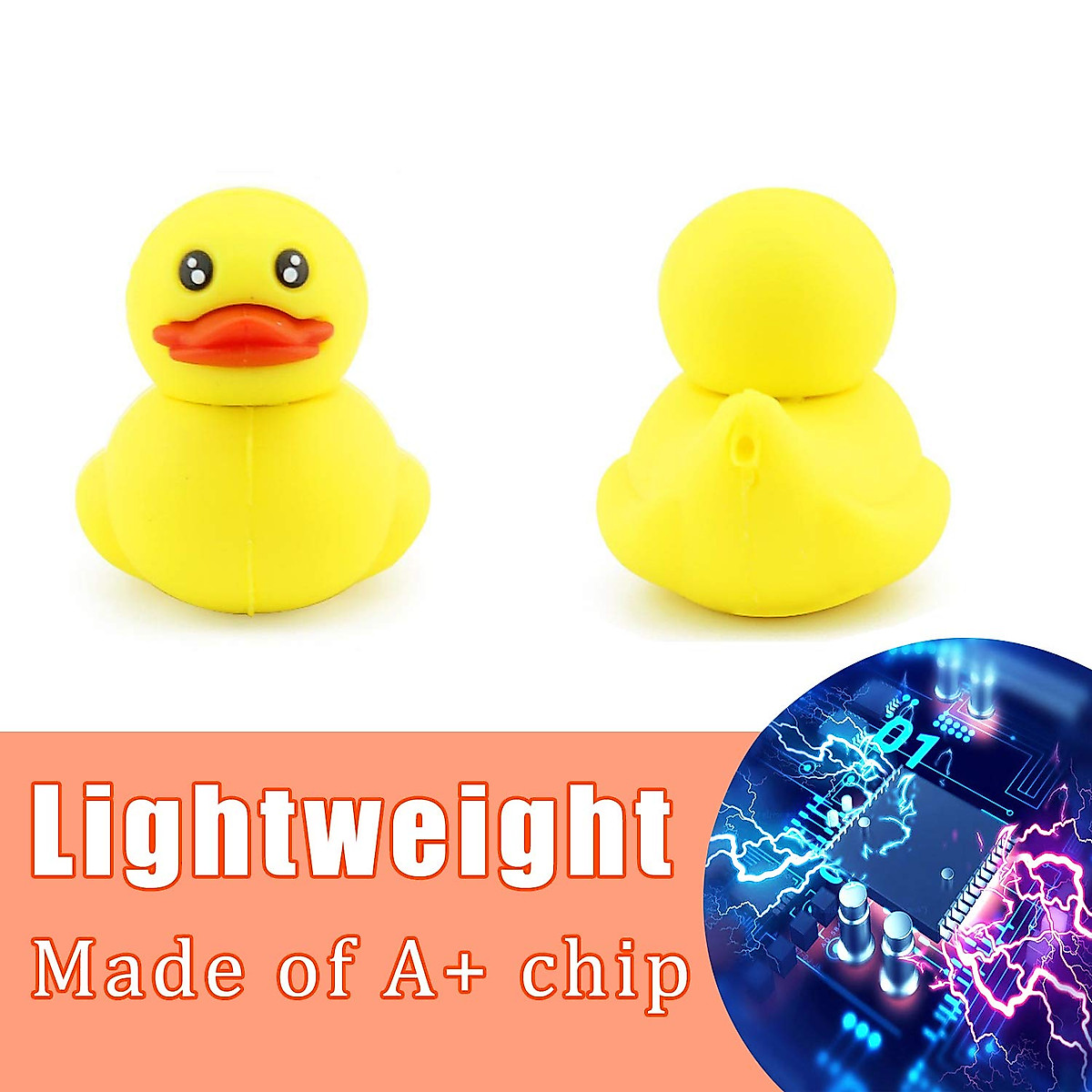 Cute Flash Drive 32GB, EASTBULL USB 2.0 Duck Novelty Flash Drive Thumb Drive Memory Stick Jump Drive for Data Storage (1 PCS)