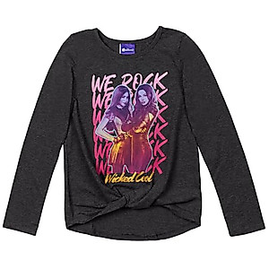 Disney Descendants Mal Evie Little Girls Long Sleeve Graphic T-Shirt & Leggings 6-6X