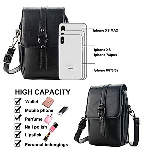 Bausweety Women Crossbody Bag Cell Phone Cash Purse Shoulder Bag