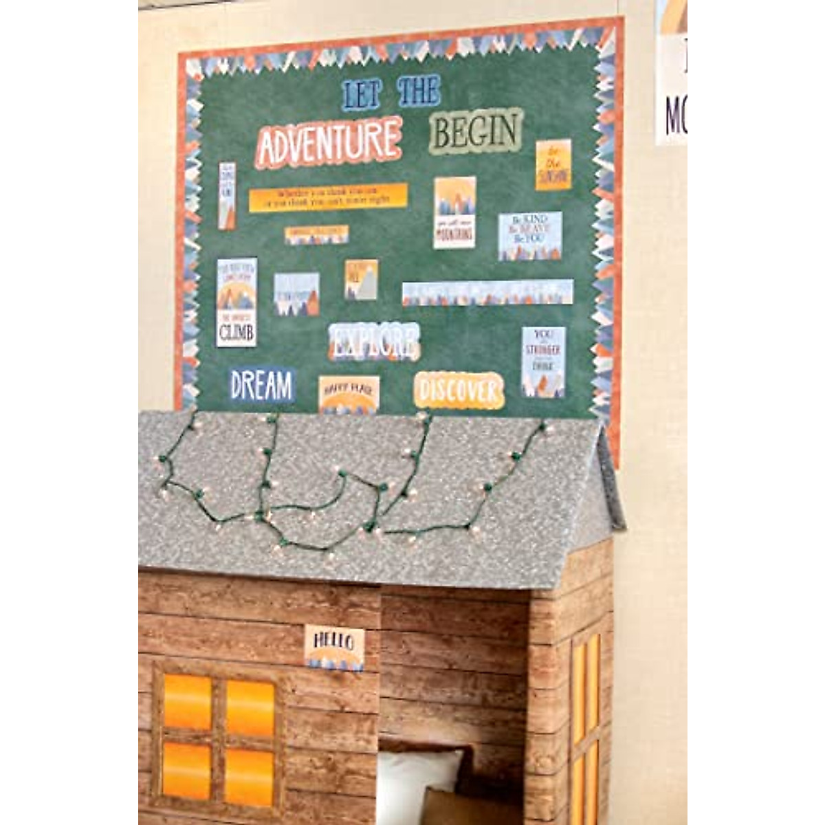 Teacher Created Resources Moving Mountains Terra Cotta Straight Border Trim