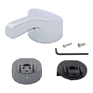 Danco (80004 Single Replacement Handle for Moen, Metal, 1-Pack, 2" H x 2" W x 4.25" L, Chrome