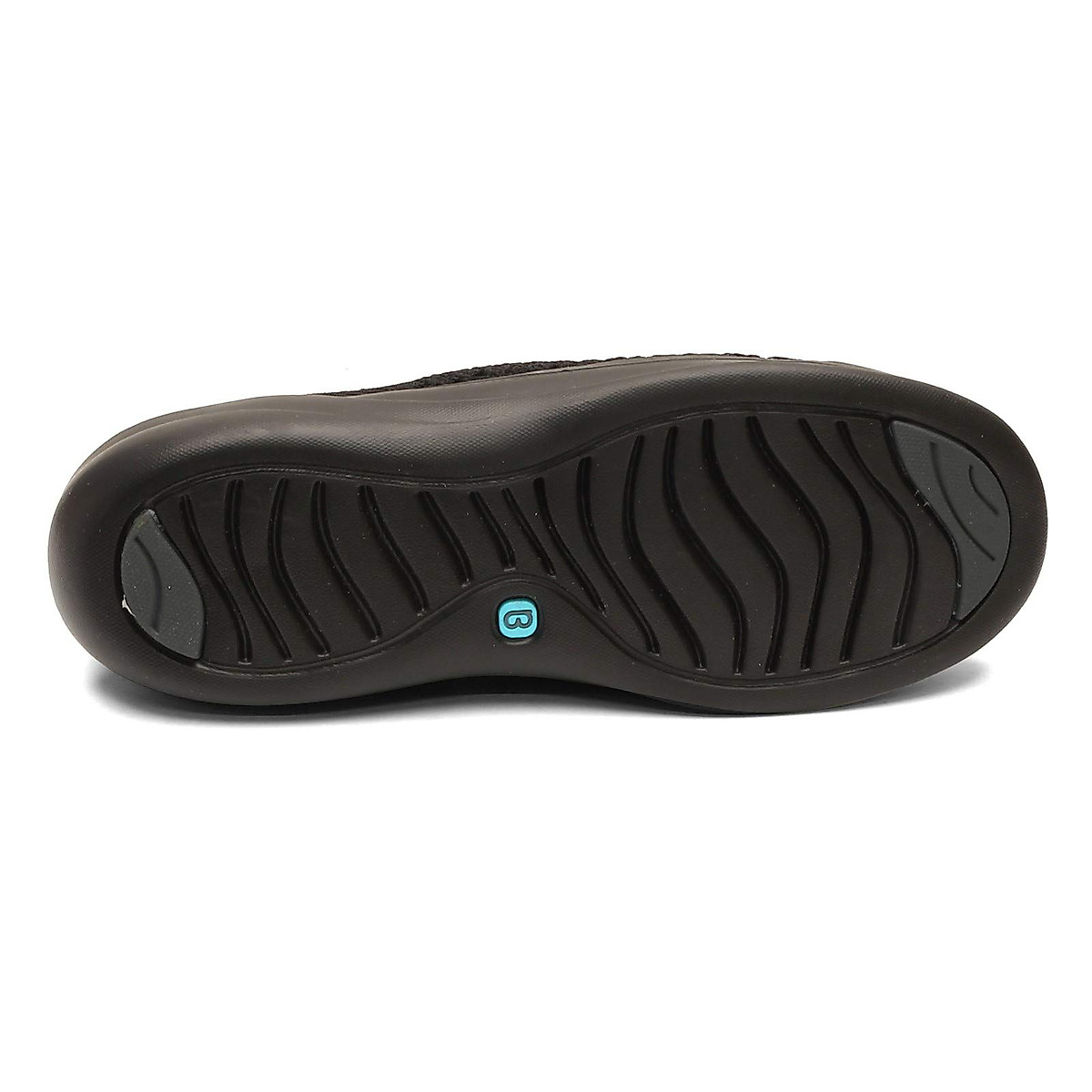 BZees Womens Charlie Slip-ons Loafer, Black, 8 US