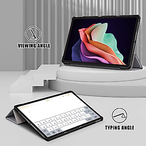 DINGGUAGUA Case for Lenovo Tab P11 Gen 2 Case 11.5 Inch 2023,Lightweight Slim Shell Stand Cover for Lenovo Tab P11 2nd Gen Tablet TB350FU,Grey