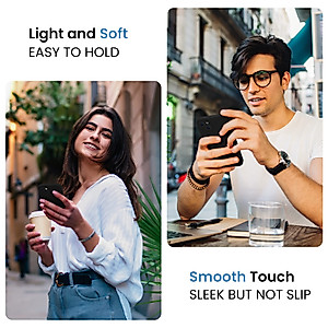 FireNova Designed for iPhone 15 Case, Silicone Upgraded [Camera Protection] Phone Case with [2 Screen Protectors], Soft Anti-Scratch Microfiber Lining Inside, 6.1 inch, Black