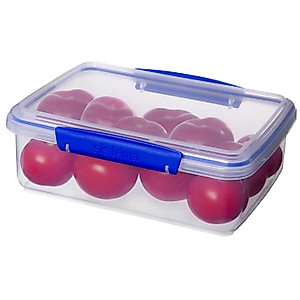 Sistema KLIP IT Food Storage Container Clear with Blue Clips 2 Litre