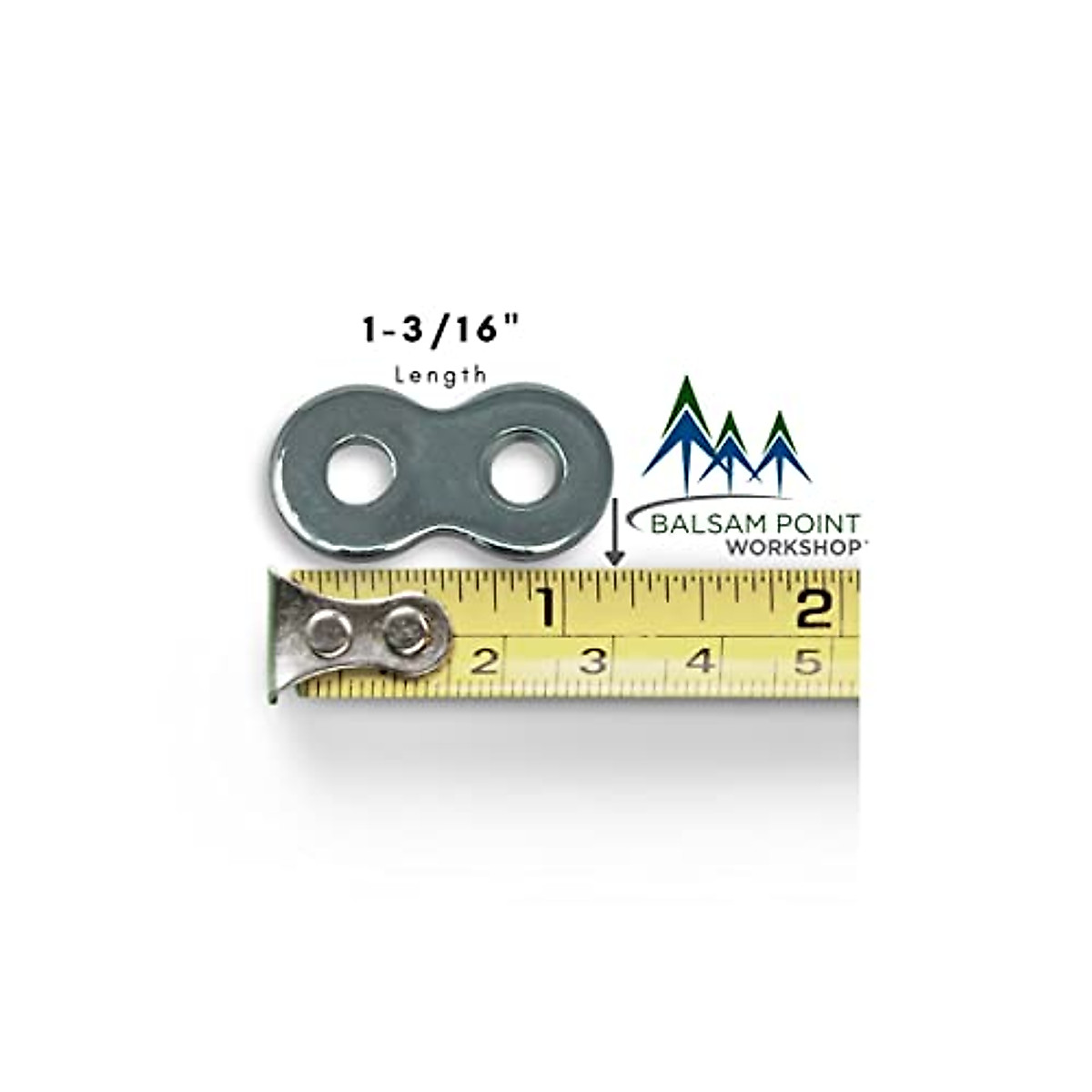 30-Pack with Screws - Heavy Duty Figure 8 Table Top Connector or Desk Top Fastener Clip - 12 Gauge Steel