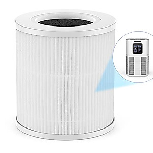 Air Purifiers for Bedroom Home Large Room, AMEIFU Hepa Air Purifier with Aromatherapy, H13 HEPA Air Filter Cleaner for Pets Hair, Allergies, Smoke, Dust and Bad Smell, White (Available for California) (cool white)