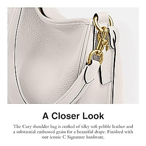 Coach Soft Pebble Leather Cary Shoulder Bag