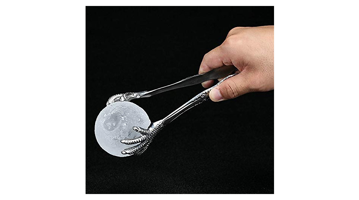 Massjoy Eagle Claw Ice Tongs for Bar and Ice Serving