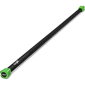 Yes4All Total Body Workout Weighted Pilates Bar, Body Bar For Exercise, Therapy, Aerobics, and Yoga, Strength Training, 10lbs