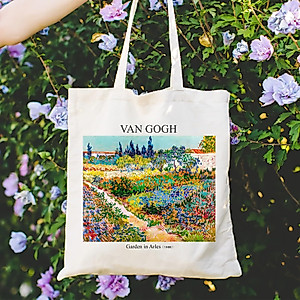 Andeiltech Canvas Aesthetic Tote Bag for Women with Zipper Inner Pocket Beach Shopping Bags Canvas Shoulder Bag Gifts Reusable Grocery Bags