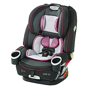 Graco 4Ever DLX 4 in 1 Car Seat | Infant to Toddler Car Seat, with 10 Years of Use & Pack 'n Play Travel Dome LX Playard | Includes Portable Bassinet, Full-Size Infant Bassinet