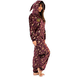 Harry Potter Womens Onesie Red Small