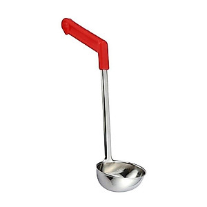 BUPEI Stainless Steel Soup Spoon Creative Curved Handle Cooking Soup Spoon Soup Spoon Soup Spoon Soup Shell Kitchen Utensils (Size : Capacity 240 ml)