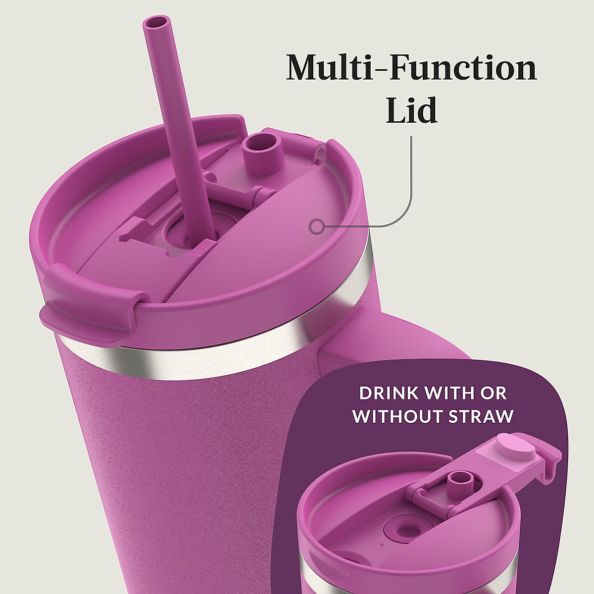 Contigo Streeterville 40oz Tumbler, Stainless Steel Vacuum Insulated, Leak-Proof, Cold for 29 Hours, Galactic