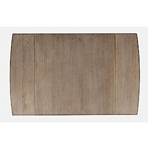 Jofran Eastern Tides Drop-Leaf Coastal Dining Table, Brushed Bisque