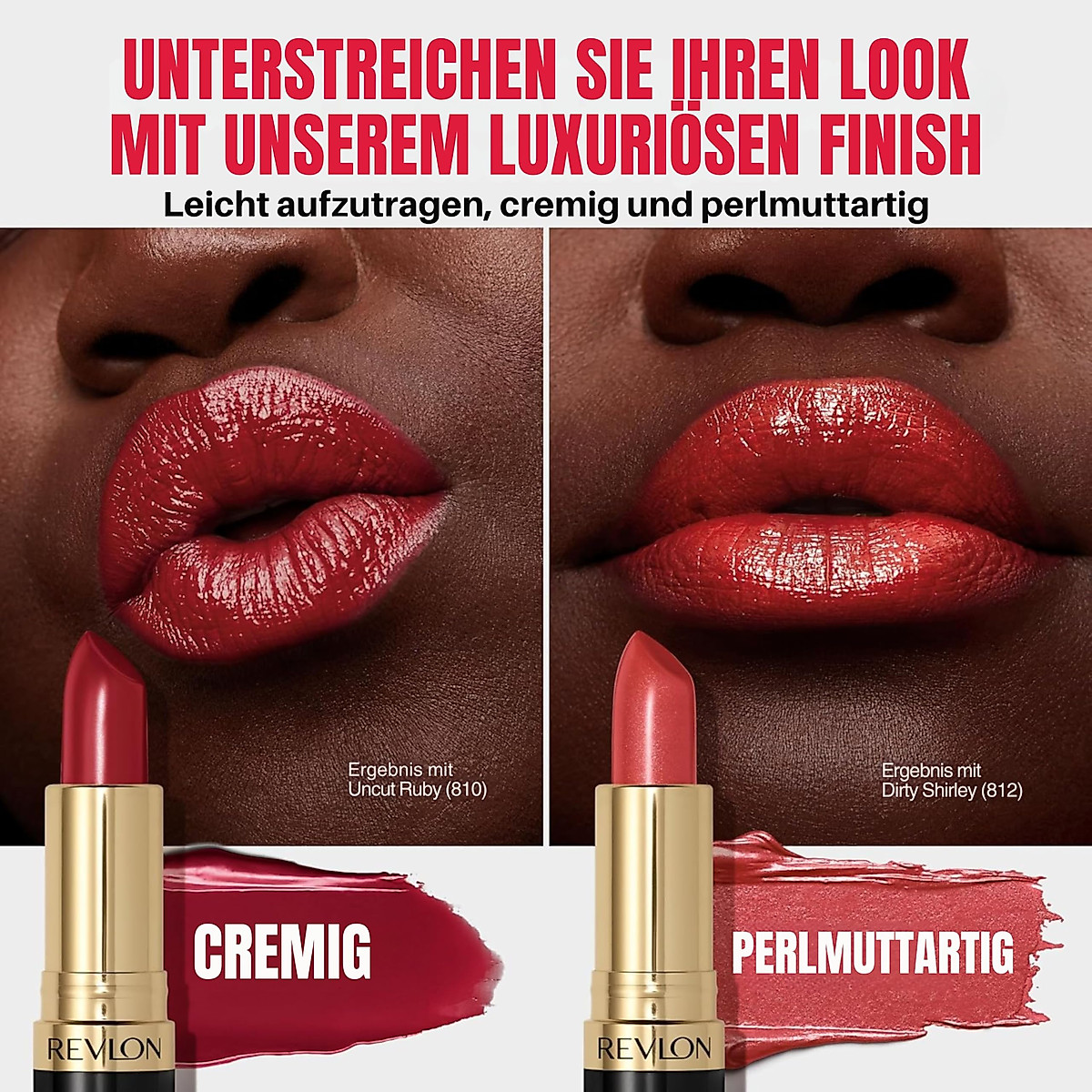 REVLON Lipstick, Super Lustrous Lipstick, Creamy Formula For Soft, Fuller-Looking Lips, Moisturized Feel in Pinks, Sky Line Pink (025) 0.15 oz