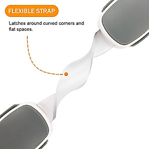 Child Safety Locks, Baby Proofing Cabinet Latches, Dual Button, Drawers, Cupboard, Extra Easy Install (2 Pack)