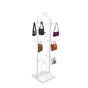 FixtureDisplays® Double Sided Decorative Clothing Purse Jewelry Store Display Hanging Stand 100717