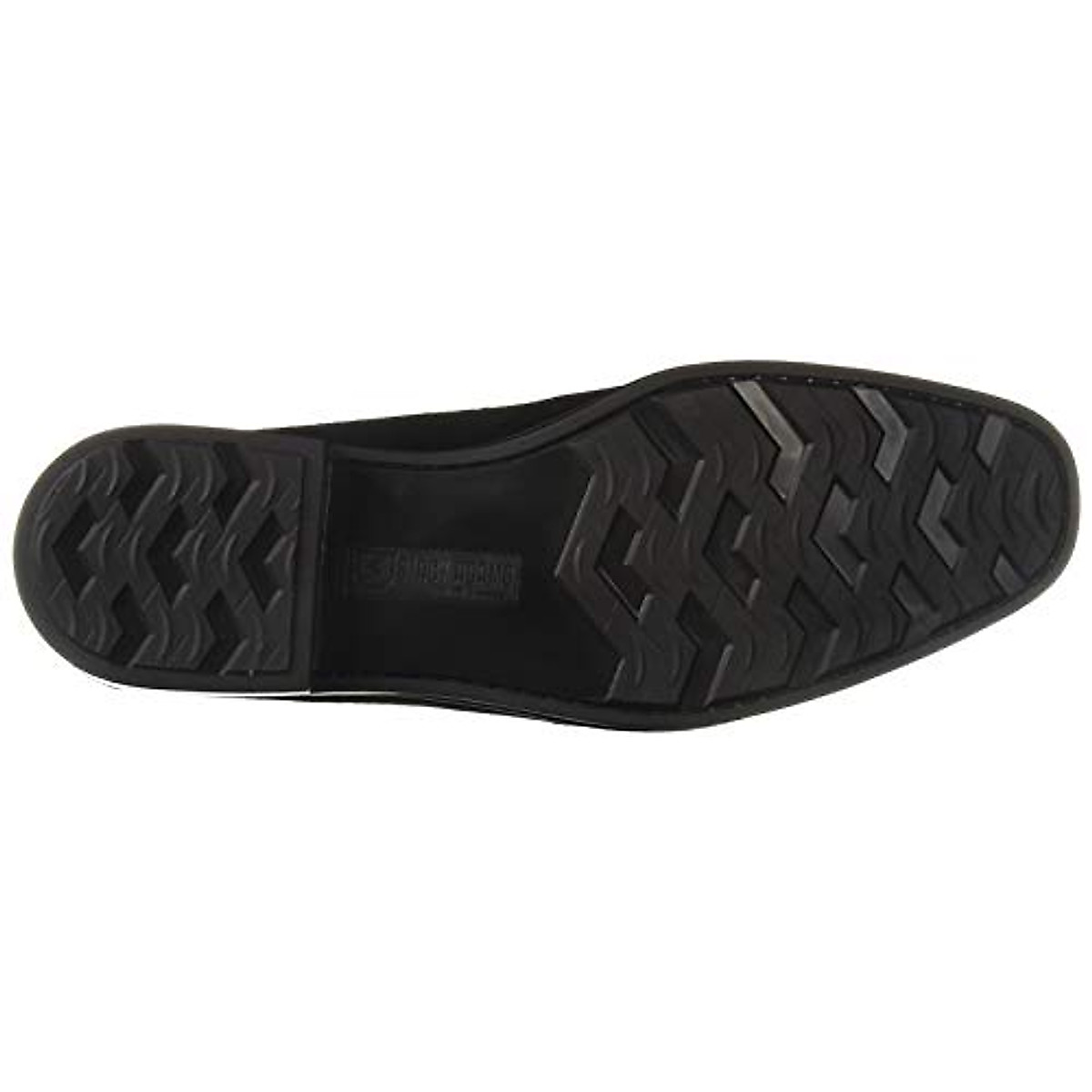 Stacy Adams Men's Neville Moc-Toe Slip-On Penny Loafer, Black Suede, 10 M US