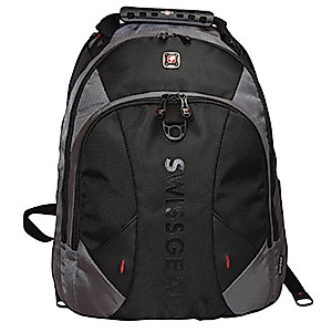 SwissGear Pulsar 16 Padded Laptop Backpack - Black/Gray