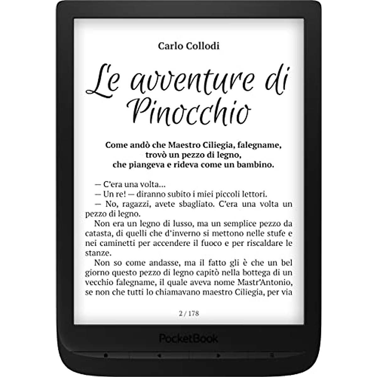 PocketBook InkPad 3 | Large 7.8ʺ Glare-Free & Eye-Friendly E Ink Technology | Touchscreen | Wi-Fi | Text-to-Speech Function | Audio Output | Audiobooks | Adjustable SMARTlight | Micro-SD Slot