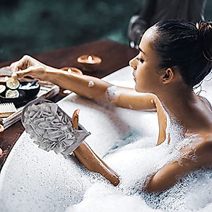 2 Packs Bath Sponge,Sponge Loofah Body Scrubber,Shower Pouf Cleaning Loofah Sponge,Shower Use Sponge for Body Wash Bathroom Men Women…