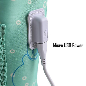 Topwon Baby Milk Bottle Warmer Bag Portable USB Breast Milk Keep Warm Bag Insulated Baby Bottle Tote Bag for Outside Walk, Shopping, Travelling