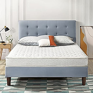 Best Price Mattress 8 Inch Tight Top Innerspring Hybrid Mattress - Comfort Foam Top with Bonnell Spring Base, Twin, White