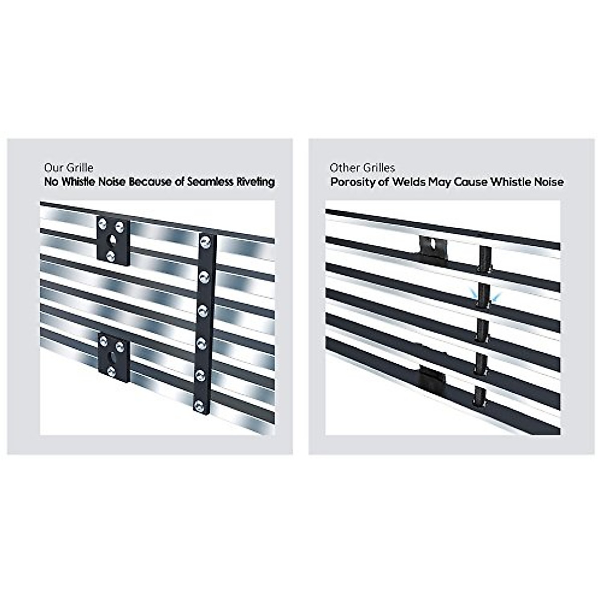 APS Compatible with 2003-2009 Chevy Kodiak C4500 C5500 C6500 Commercial Truck Billet Grille Insert C86631A