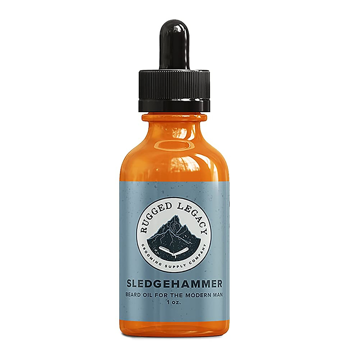 Rugged Legacy - Beard Oil, Sledgehammer 1oz Beard Oil For Men - Mens Beard Oil with Scents of Bergamot, Vanilla, and Patchouli like Ancient Vikings - Natural Beard Oil for Softer & Manageable Beard