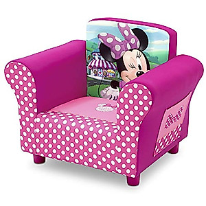 Delta Children Upholstered Chair, Disney Minnie Mouse