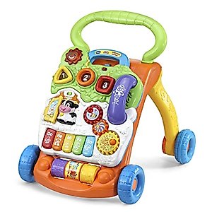 VTech Sit-to-Stand Learning Walker (Frustration Free Packaging) , Orange