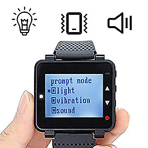 Retekess T128 Restaurant Pager System,Wireless Caregiver Call System,10 4-Key Waterproof Alert Call Buttons for Waiter,Customer,Staff,Caregiver