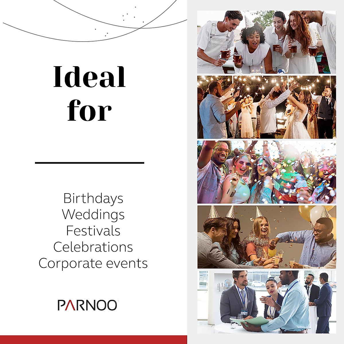 PARNOO Beer Glasses Set of 4 - Freezable 18 oz Glass Beer Mug Made for Cold Beverages - German-Style Beer Stein Mug for Homes, Pubs, Restaurants & More - Dishwasher-Friendly Beer Mugs With Handles