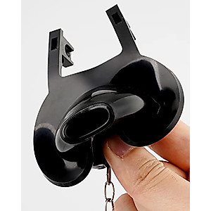 iFealClear Universal Brass Toilet Tank Flush Lever in Chrome & 2 Inch Toilet Flapper with Float Compatible with American Standard 7381129-200.0070A, High Performance Flapper, Easy to Install, Black