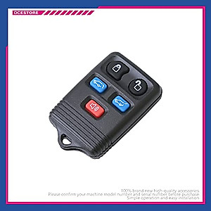 OCESTORE CWTWB1U551 Car Key Fob Keyless Control Entry Remote 5 Button Vehicles Replacement Compatible with Expedition Navigator CWTWB1U551