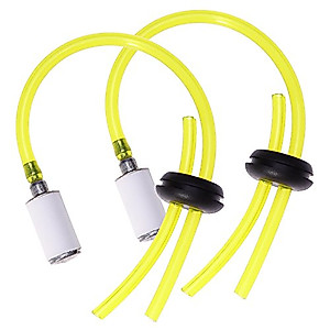 Saihisday Fuel Line 2 Hole Grommet Assembly 3004105 300494 30047 for Earthquake Auger MC43 E43 (Pack of 2)