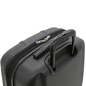 TPRC Falkirk Hardside Expandable Spinner Luggage, Midnight Black, 3-Piece Set (20/24/28)